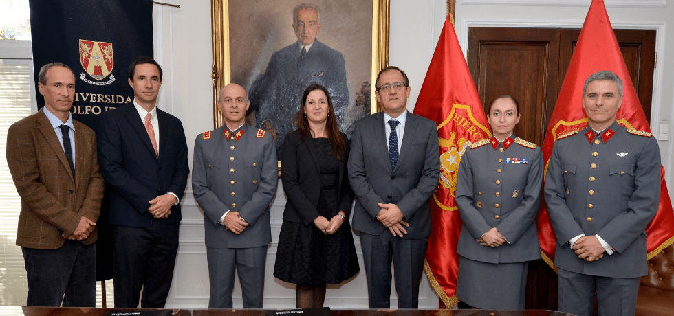 UAI firma convenio de colaboración académica con el Ejército de Chile